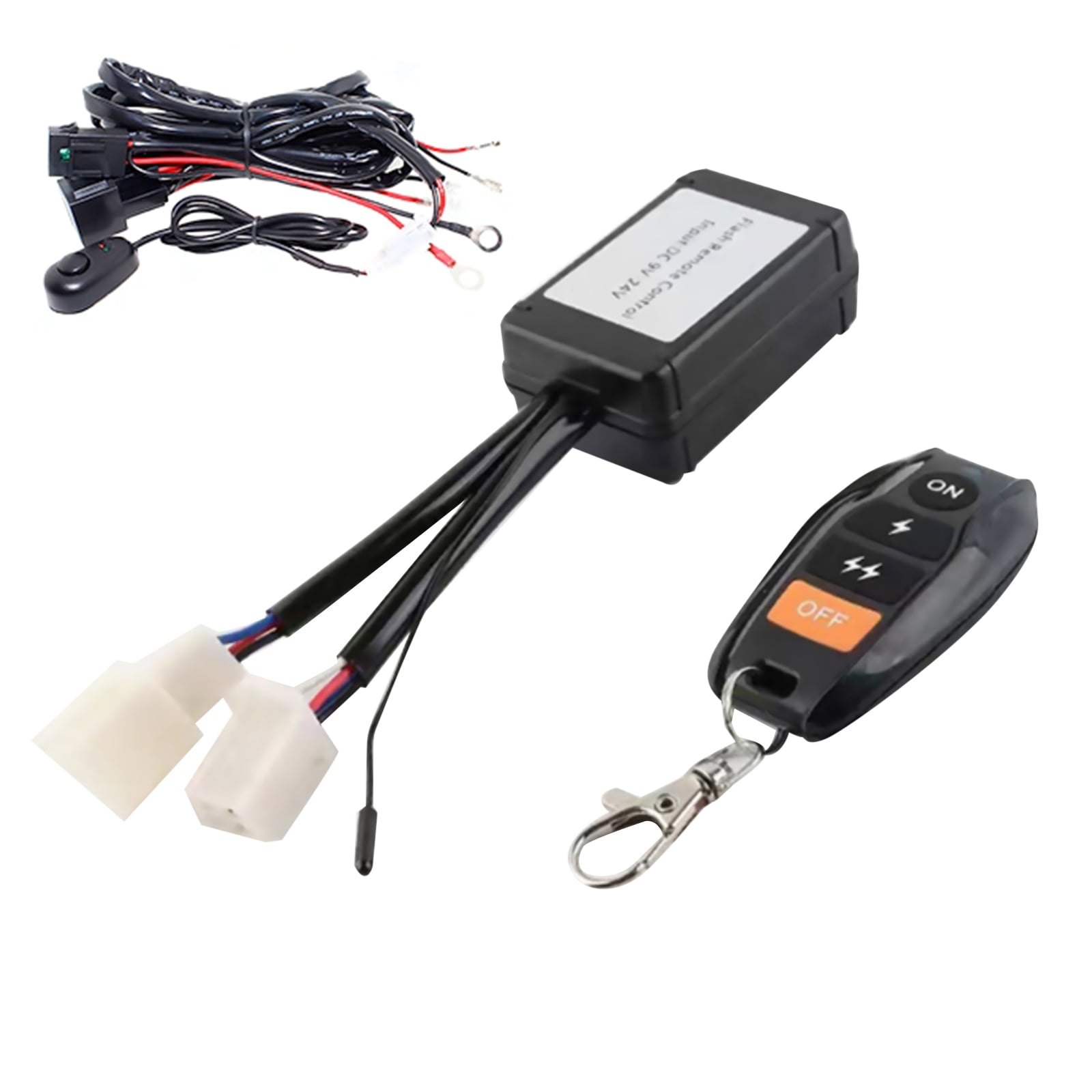 Automotive Light Control Relay with Remote DC 9V-24V, Professional ...