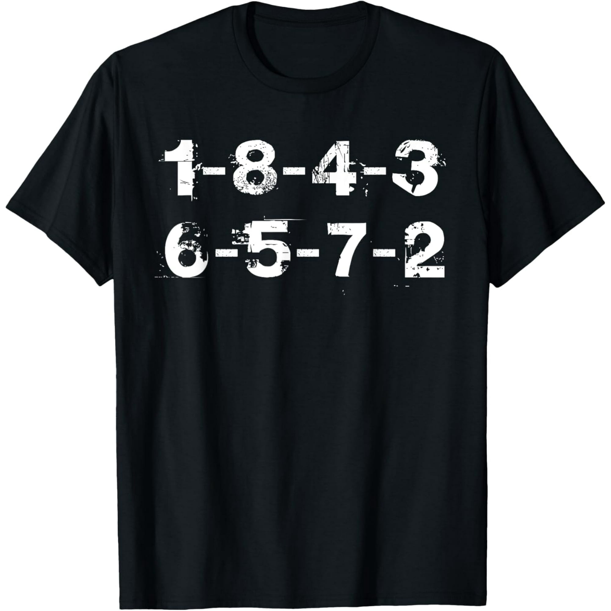 Automotive Mechanic Firing Order Numbers Graphic T-Shirt Cotton Blend ...