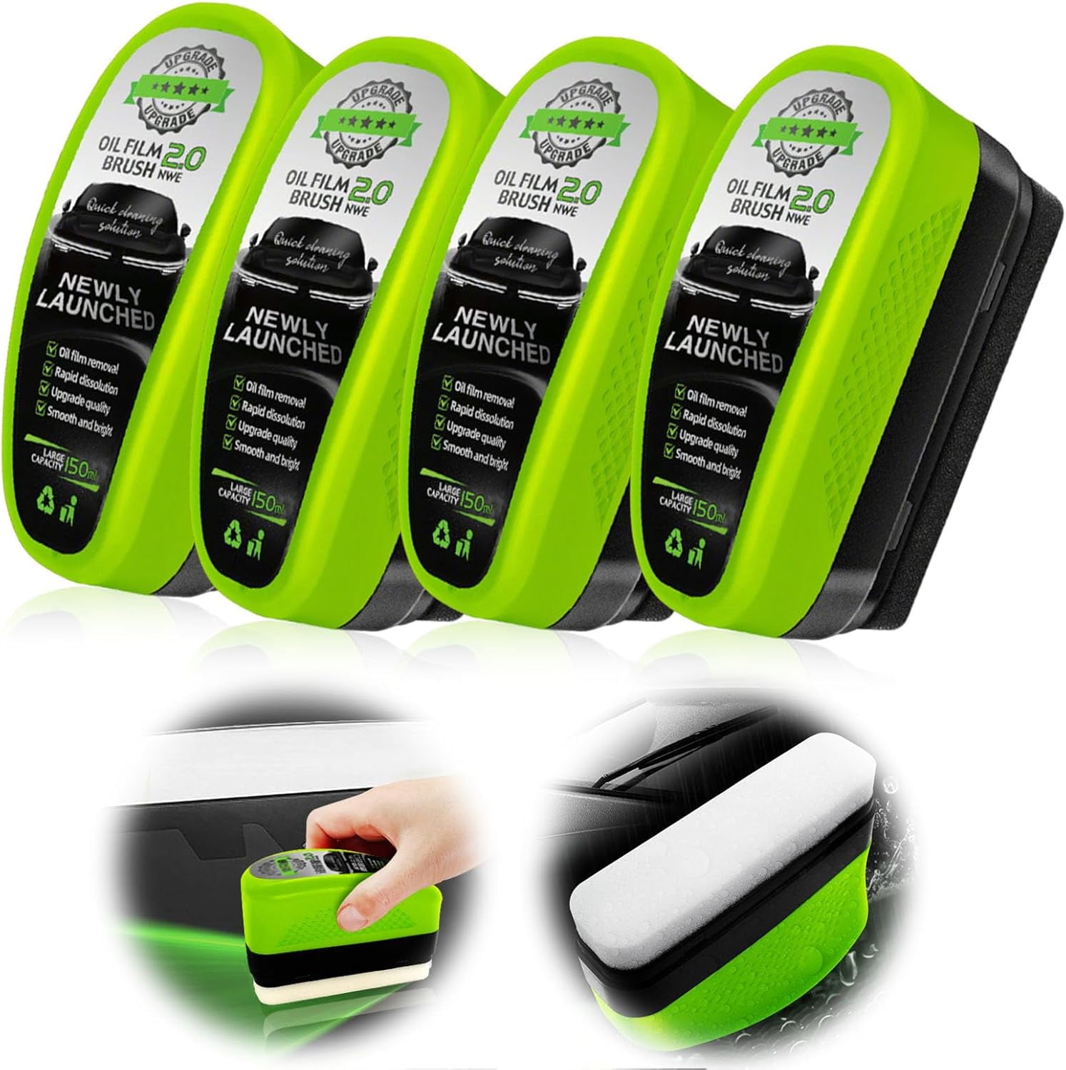 Automotive Oil Film Cleaning Brush, 2025 New Upgrade Oil Film Brush ...