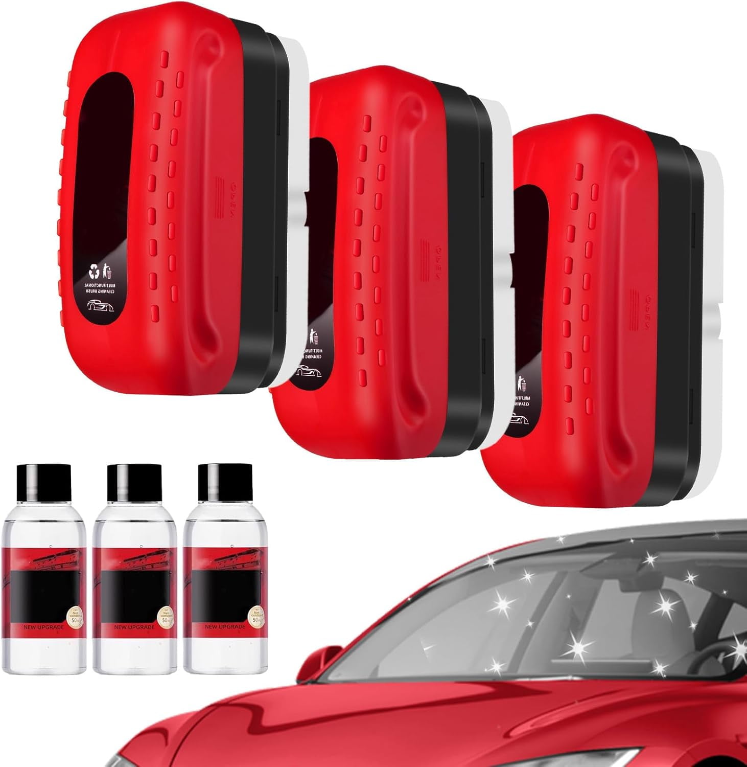 Automotive Oil Film Cleaning Brush with Extra Cleaner, 2025 Upgraded ...