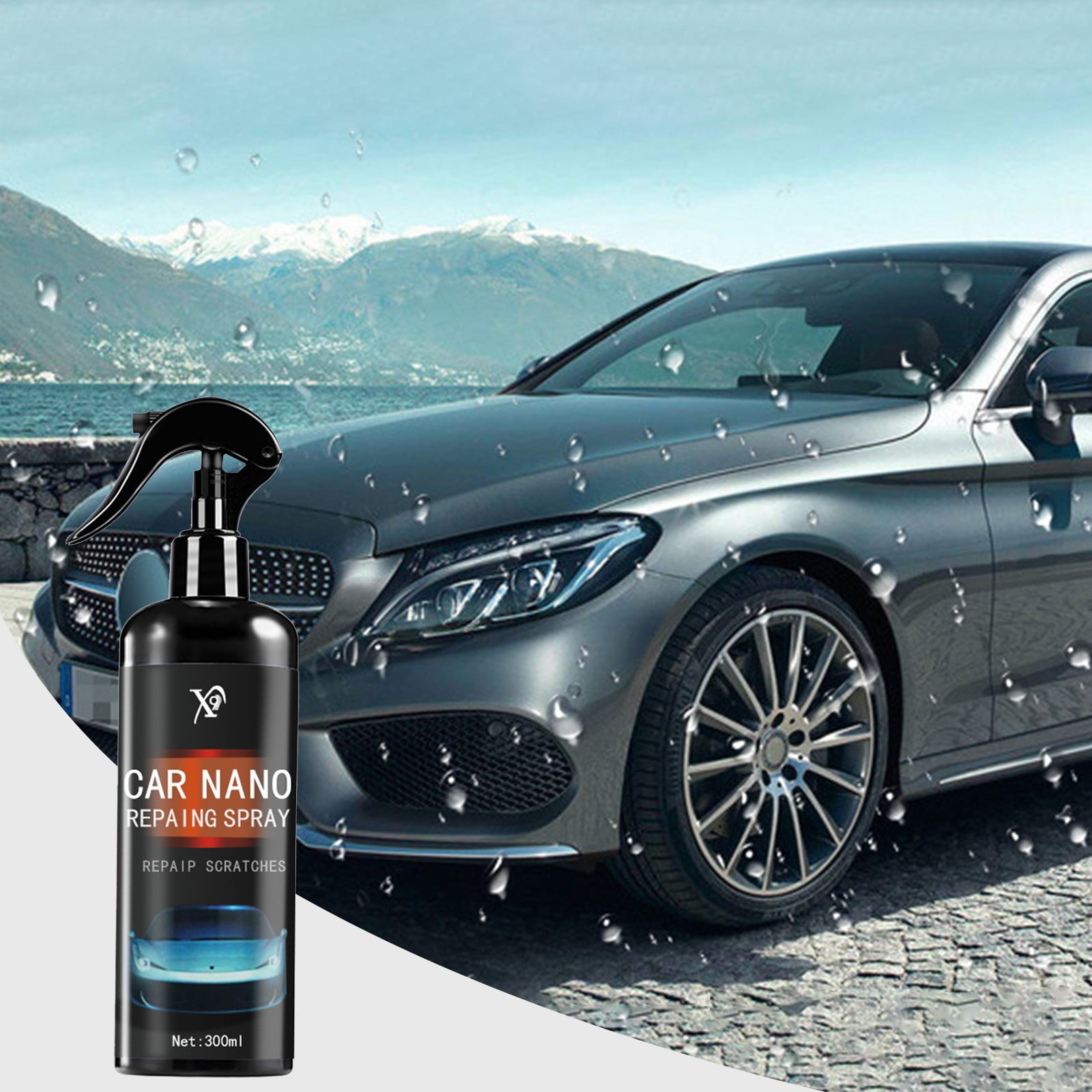 Automotive Paint Coating Spray Wax 300ml - Ceramic Protection, High ...