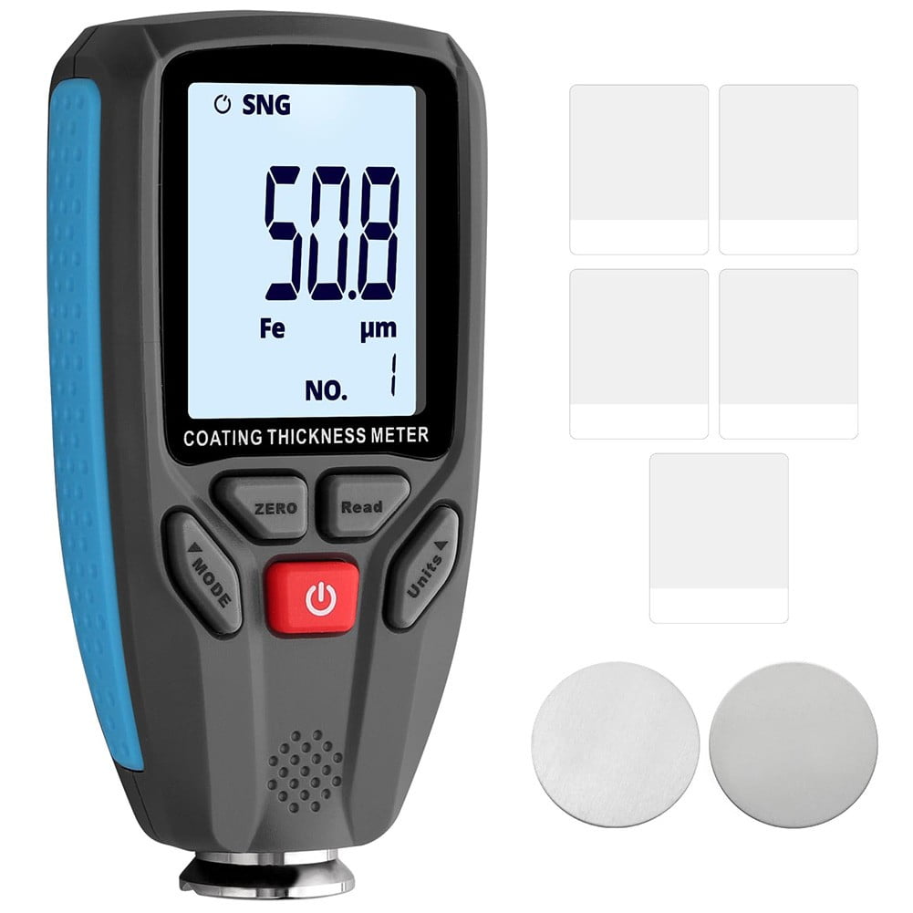 Automotive Paint Depth Gauge,Digital Coating Thickness Tester for Iron ...
