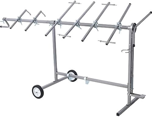 Automotive Paint Stand, 360º Rotating Paint Rack Auto Paint Stand Panel ...