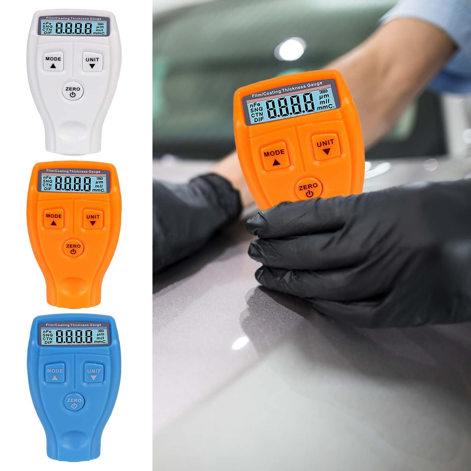 Automotive Paint Thickness Tester | Coating Thickness Gauge for Metal ...