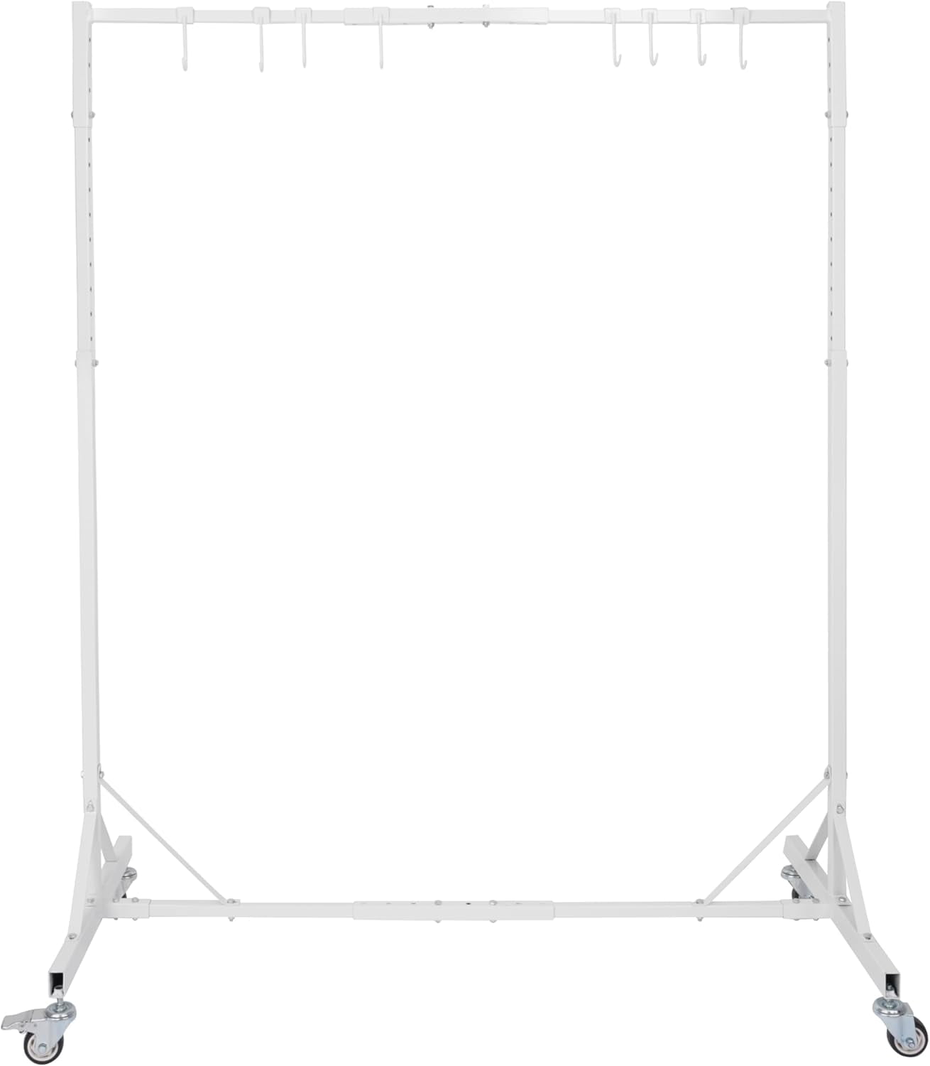 Automotive Painting Rack 5ft-7ft Adjustable Paint Stand 8 Hooks Auto ...