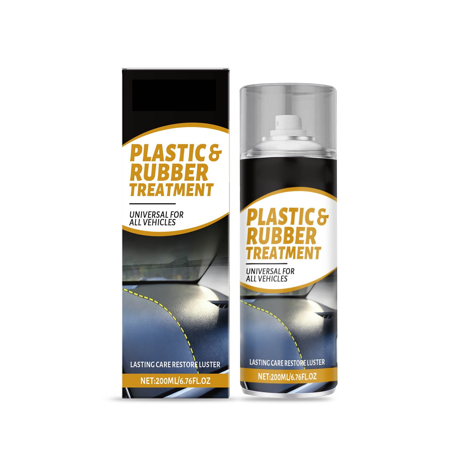 Automotive Plastic Care Spray For Interior Dash Trim Restores Shine And ...