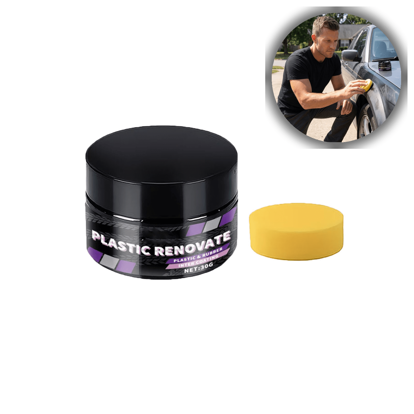 Automotive Plastic Refurbishment Cream for Interior & Exterior ...