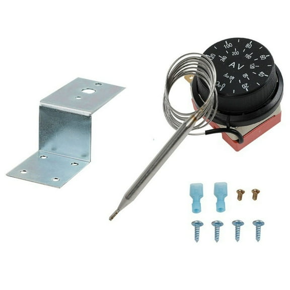 Electric Fan Adjustable Thermostat Temperature Control Switch Wiring ...