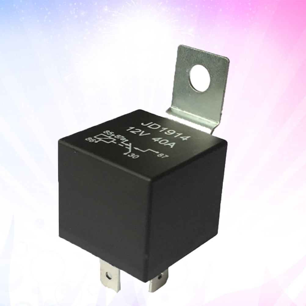 Baluue Durable Relay Socket Base Holder Auto Mini Relay 5 Pin 12V 40A ...