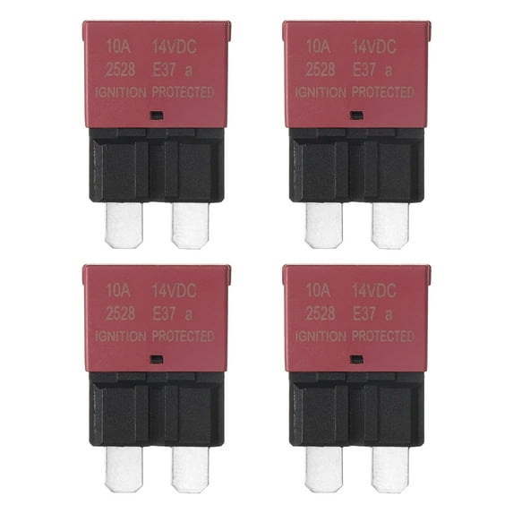Automotive Resettable Fuse, 14V DC 10A E37 Low Profile ATC/ATO ...