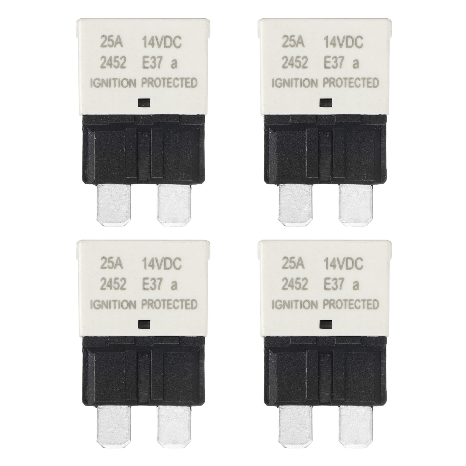 Automotive Resettable Fuse, 14V DC 25A E37 Low Profile ATC/ATO ...