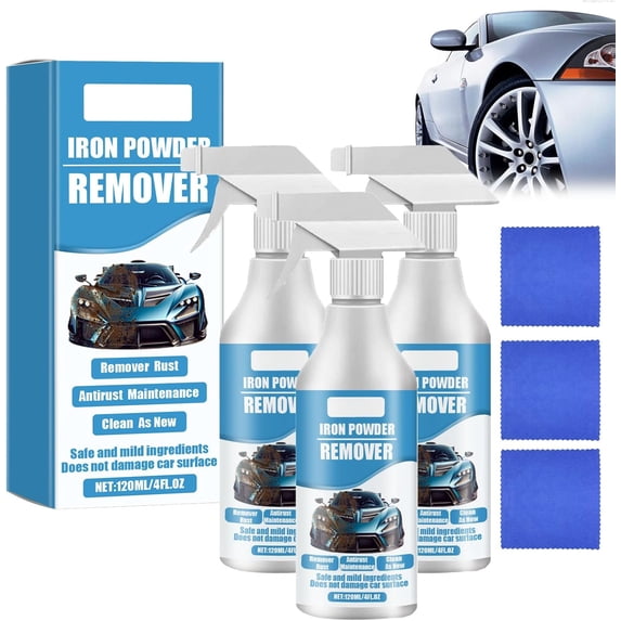 Automotive Rust Remover Spray (120ml) - Fast-Acting Iron & Rust Cleaner ...