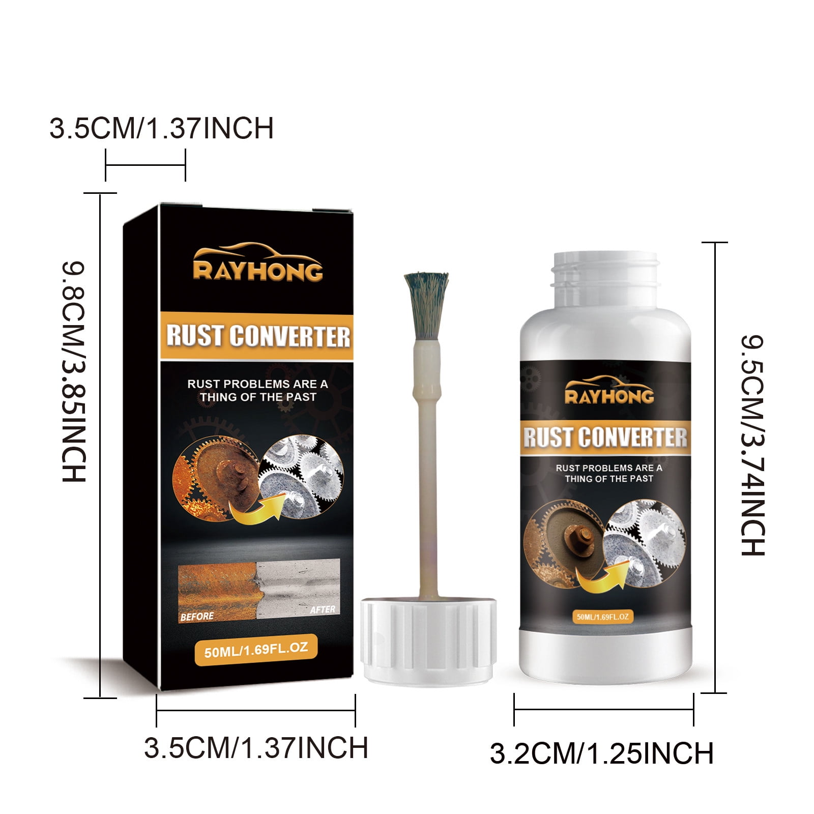 Automotive Rust White High Protective Metal Prevents Rust Exemption ...