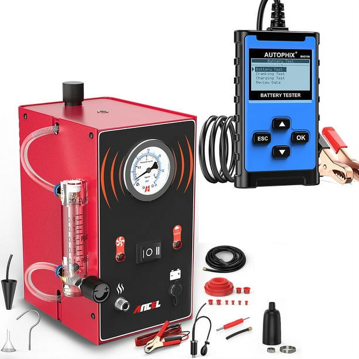 Automotive S300 Smoke Machine EVAP Leak Detector Fuel Pipe Vacuum Leak ...