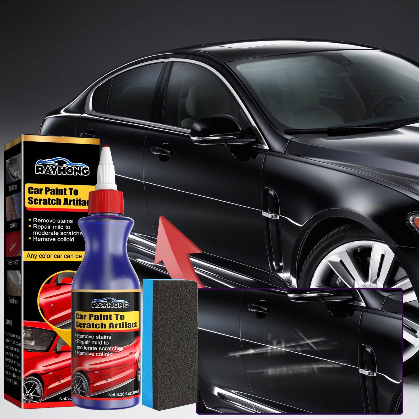 Automotive Scratch Remover Car Paint Repair Kit,Removes Scratches ...