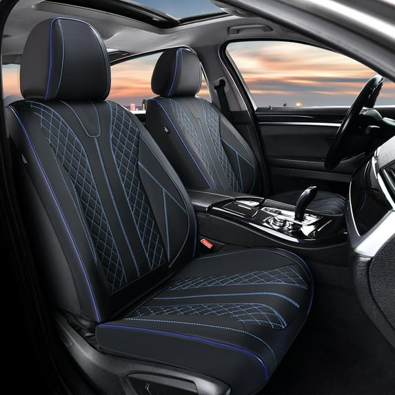 Automotive Seat Covers Front Seat, Leather Seat Cover 2 Front Seat ...