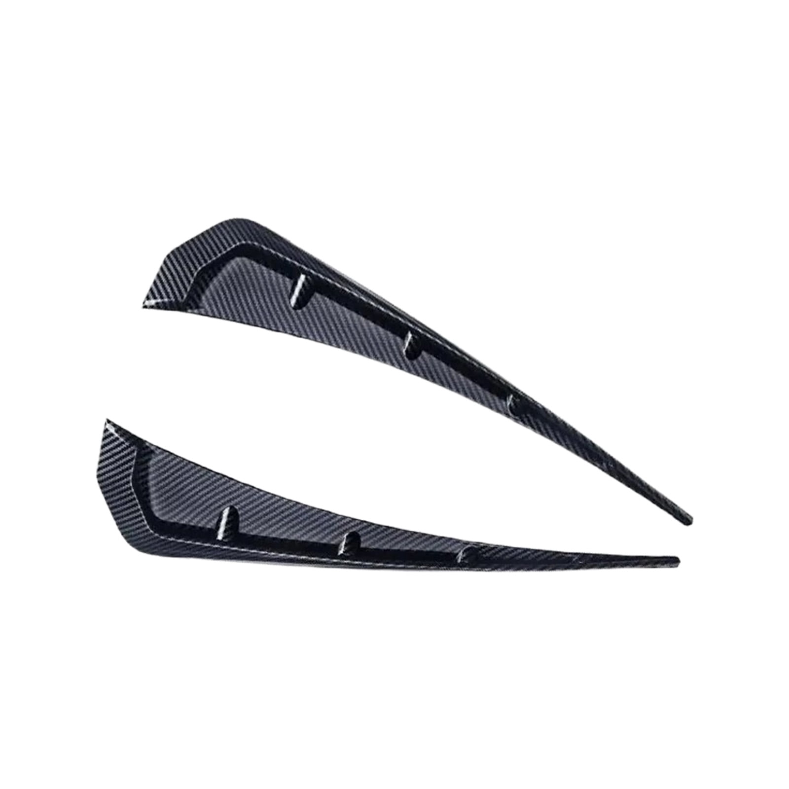 Automotive Side Guard Transfers Pack Of 2 ABS Carbon fiber Ventilation ...