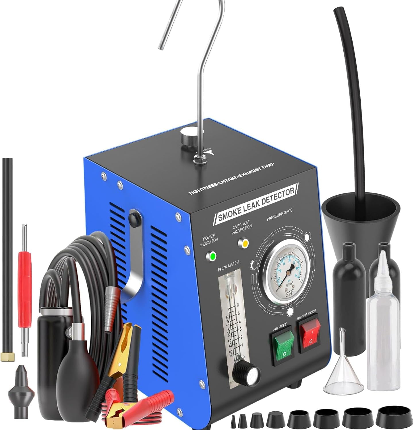 Automotive Smoke Machine, Upgraded 19PSI Leak Detector Unit Kit Dual ...