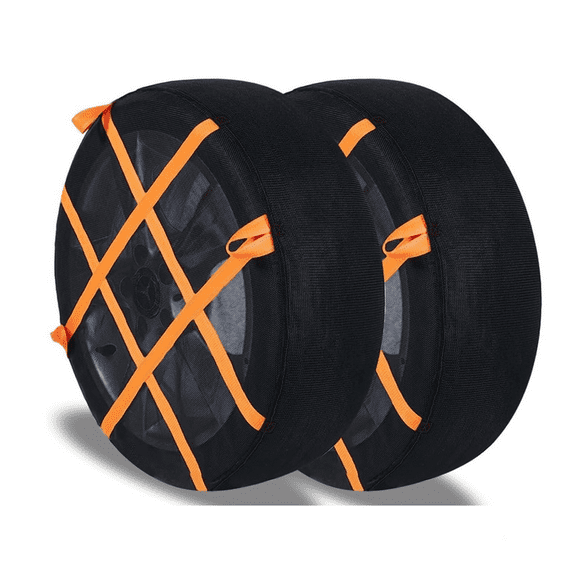 Automotive Snow Socks For Tires Snow Socks For Car Tires 2 Pack, Tire ...