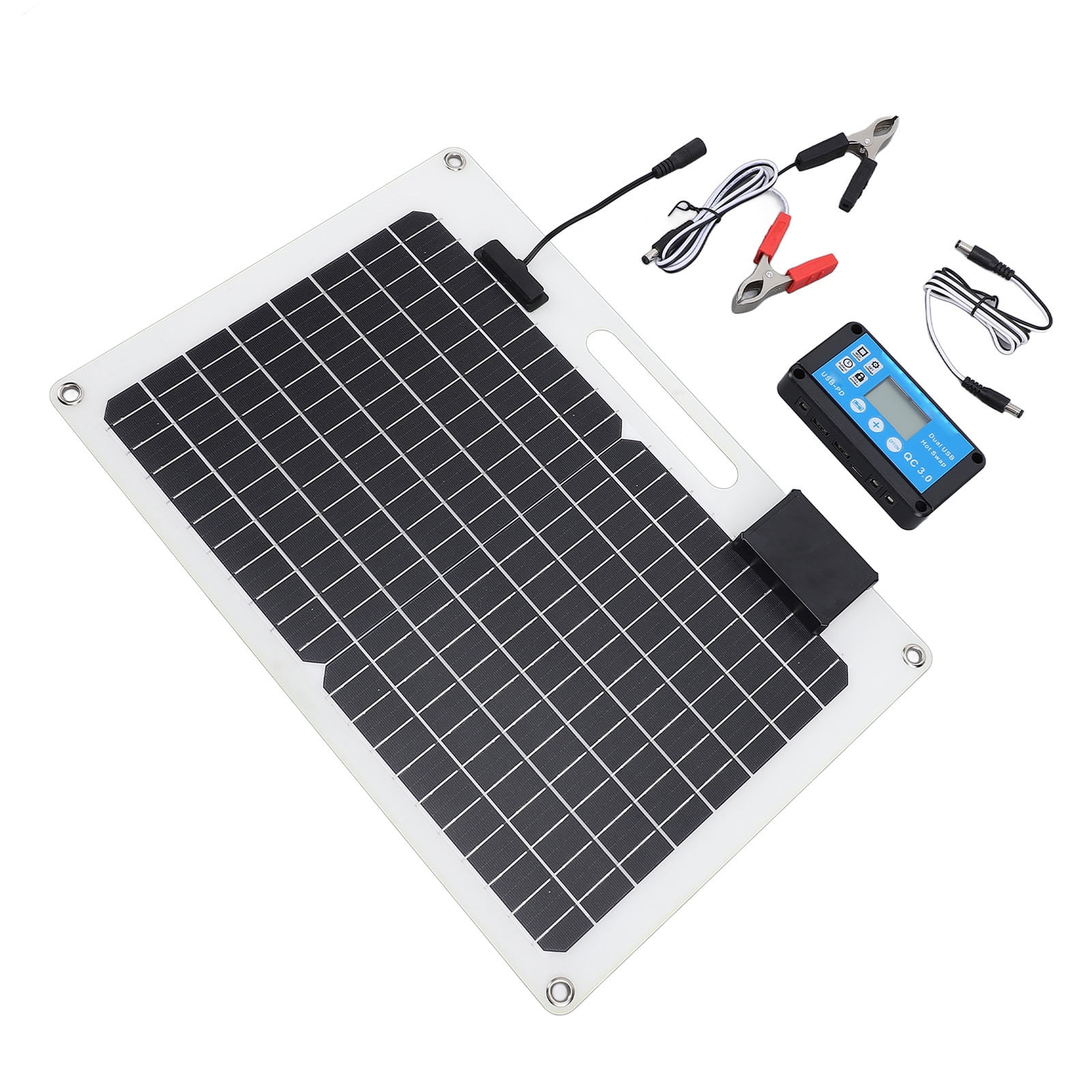 Automotive Solar Panel Charging Systems 100W ETFE Panel Double USB ...