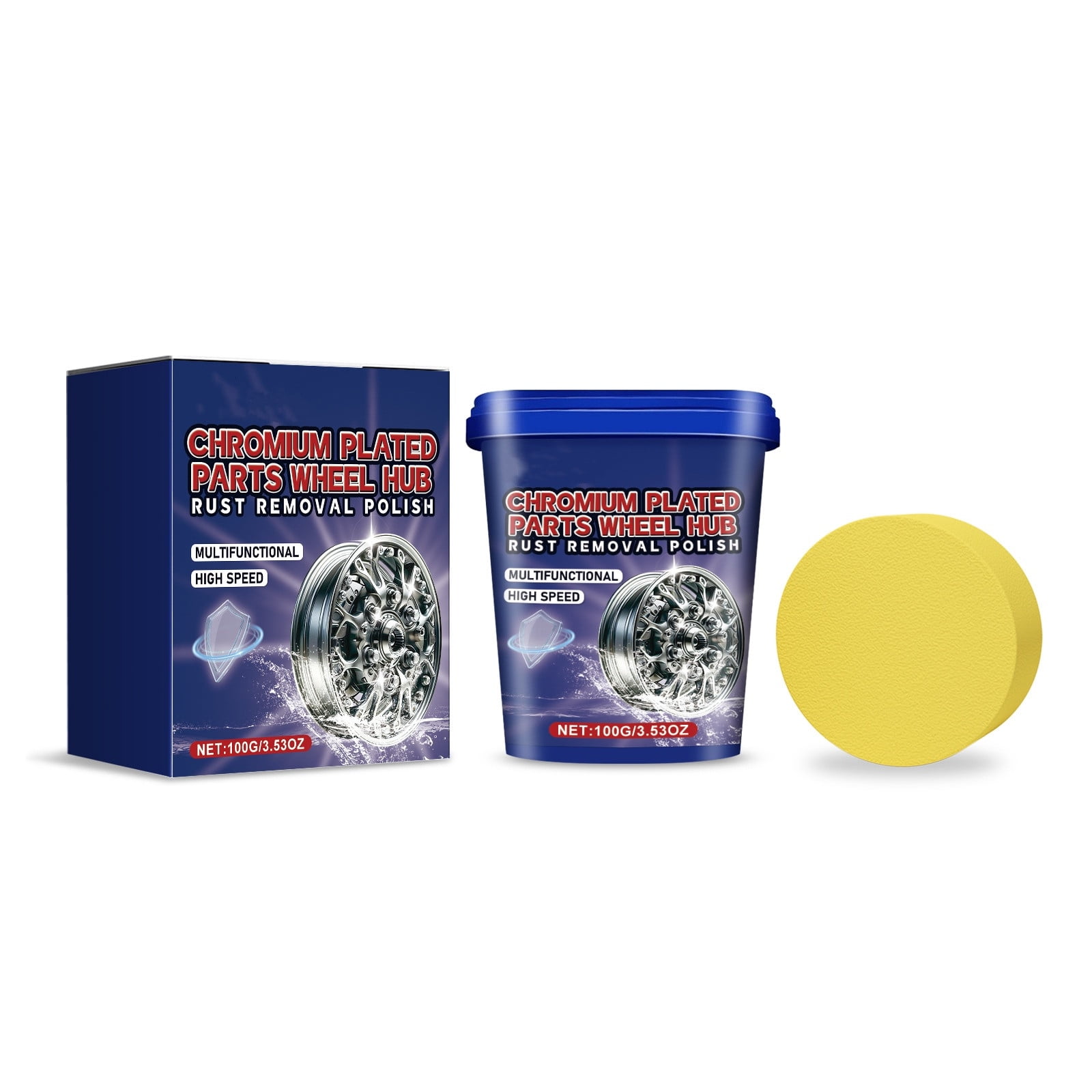 Automotive Stainless Steel Car Wheel Cleaning Paste Car Tire Wheel ...
