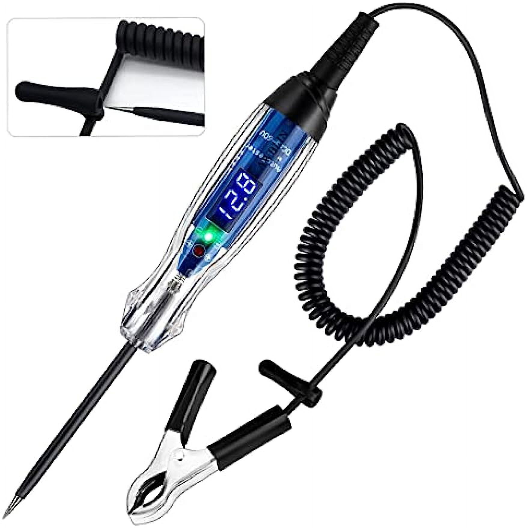 Automotive Test Light 3-60V DC Digital LED Circuit Tester, Heavy Duty ...