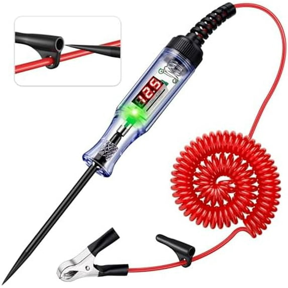 Automotive Test Light with 5-120V Digital Display, Circuit Tester ...