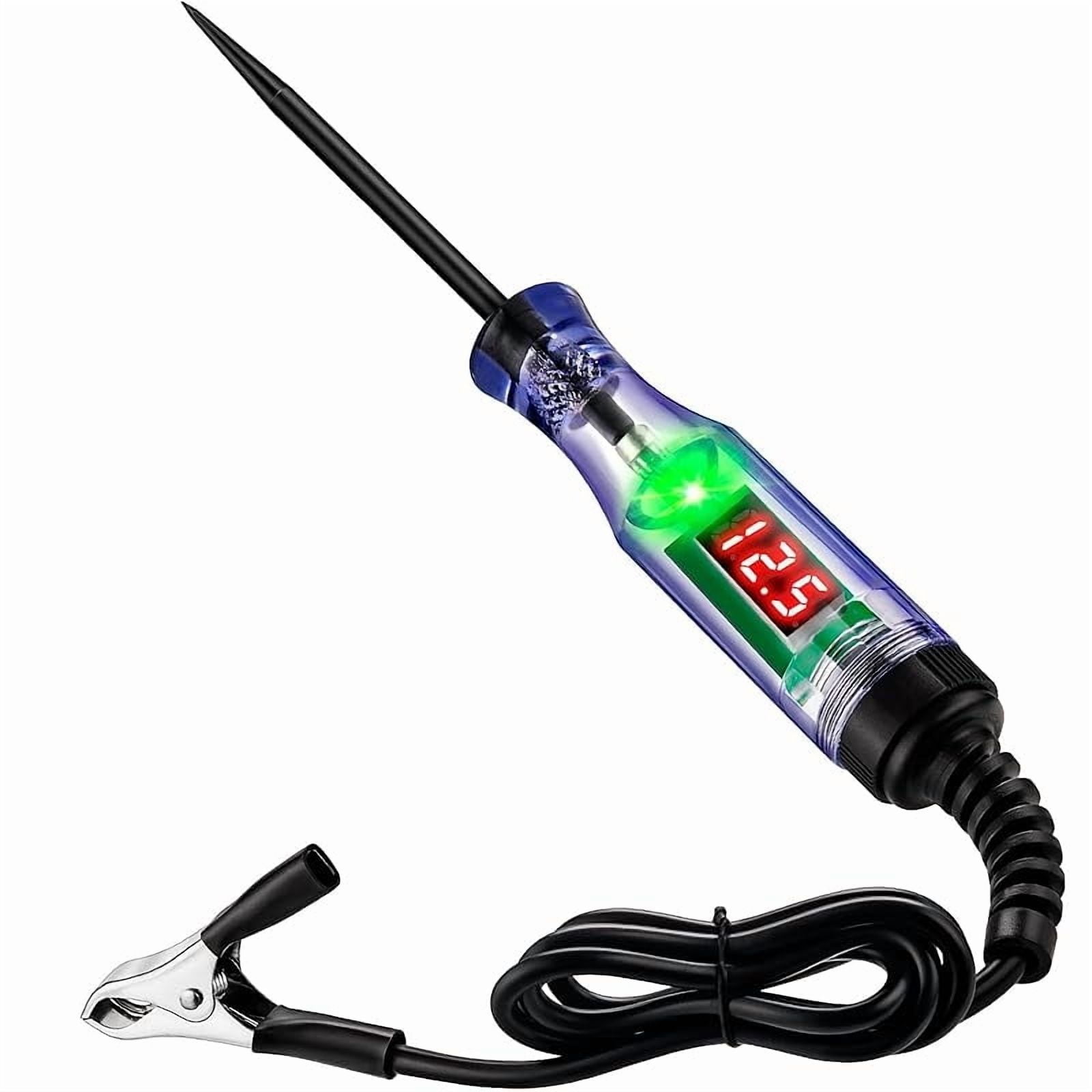 Automotive Test Light with 5-120V LED Digital Voltage Display, Circuit ...
