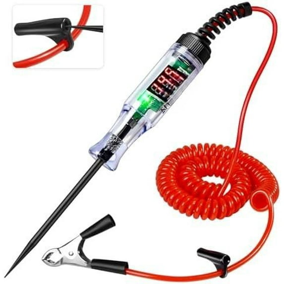 Automotive Test Light with 5-90V Digital Display, Circuit Tester with ...