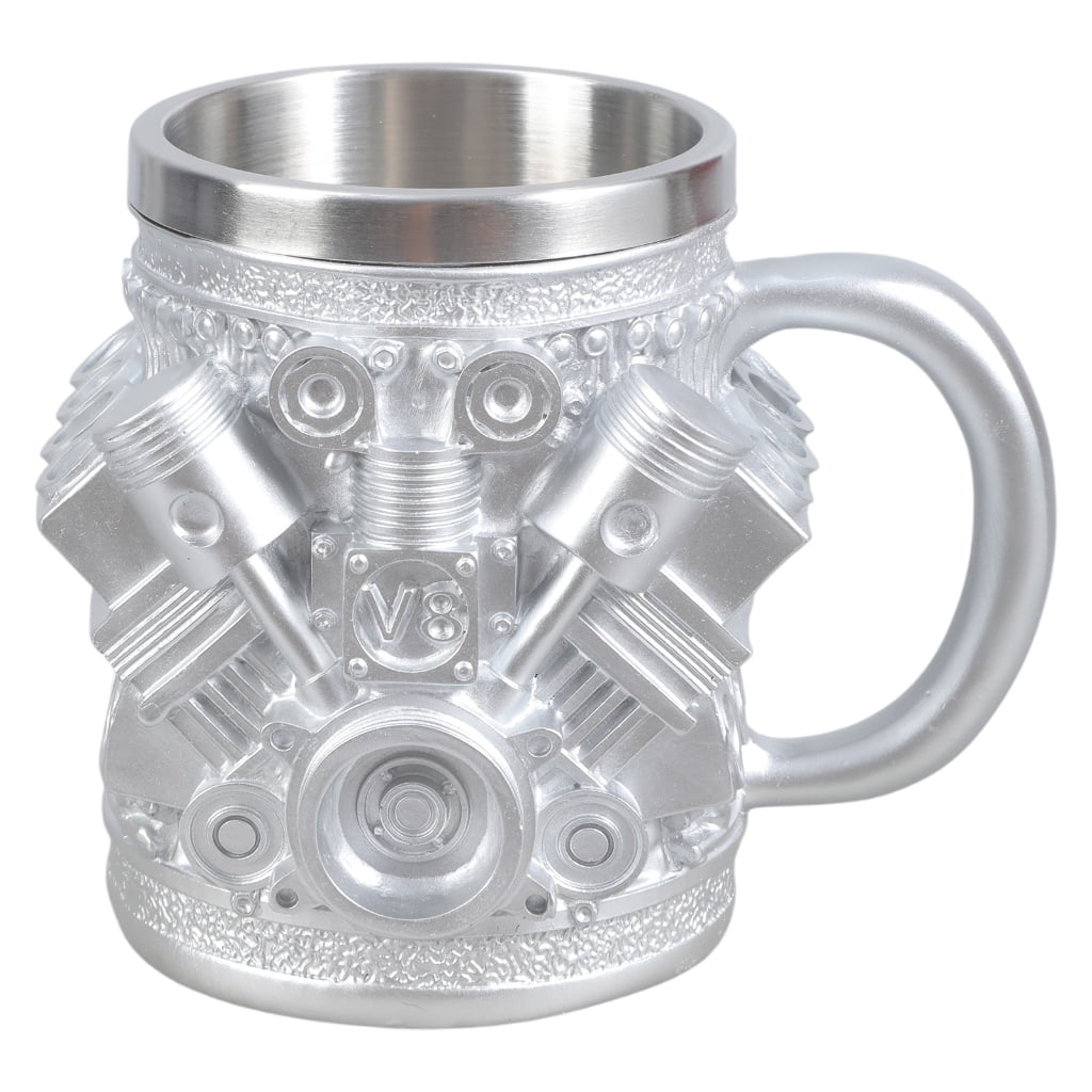 Automotive Themed Stainless Steel Insert Cup Mechanical Detailing Resin ...