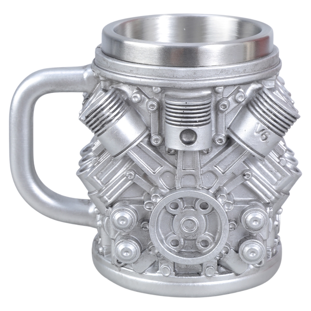 Automotive Themed Stainless Steel Insert Cup Mechanical Detailing Resin ...