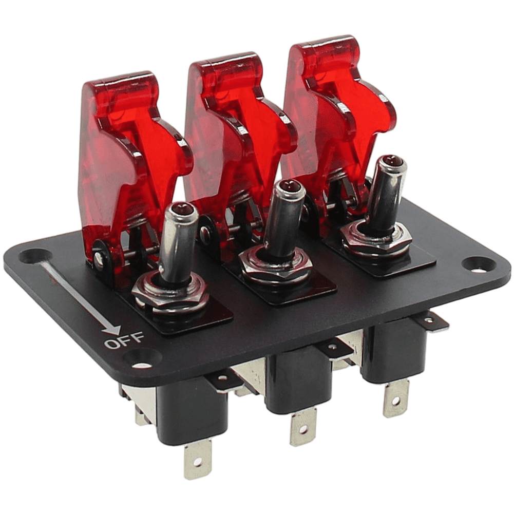 Automotive Toggle Switch Panel Racing Ignition Switch 20A Power Start ...