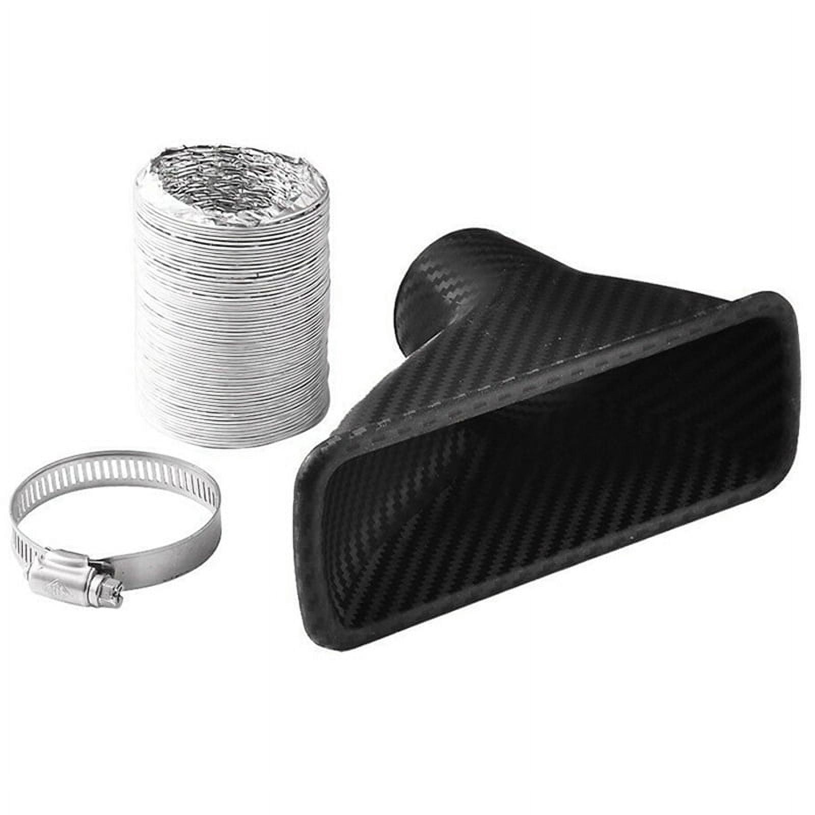 Automotive Universal Front Bumper Carbon Fiber Textured Intake Vents ...
