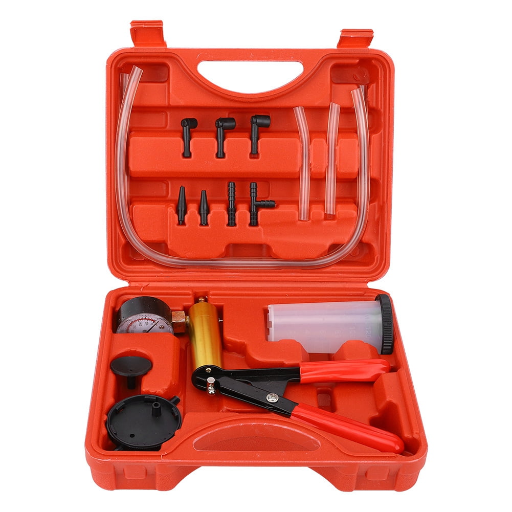 Automotive Vacuum Tester, Brake Bleeder Kit with Hand Vacuum Pump for ...