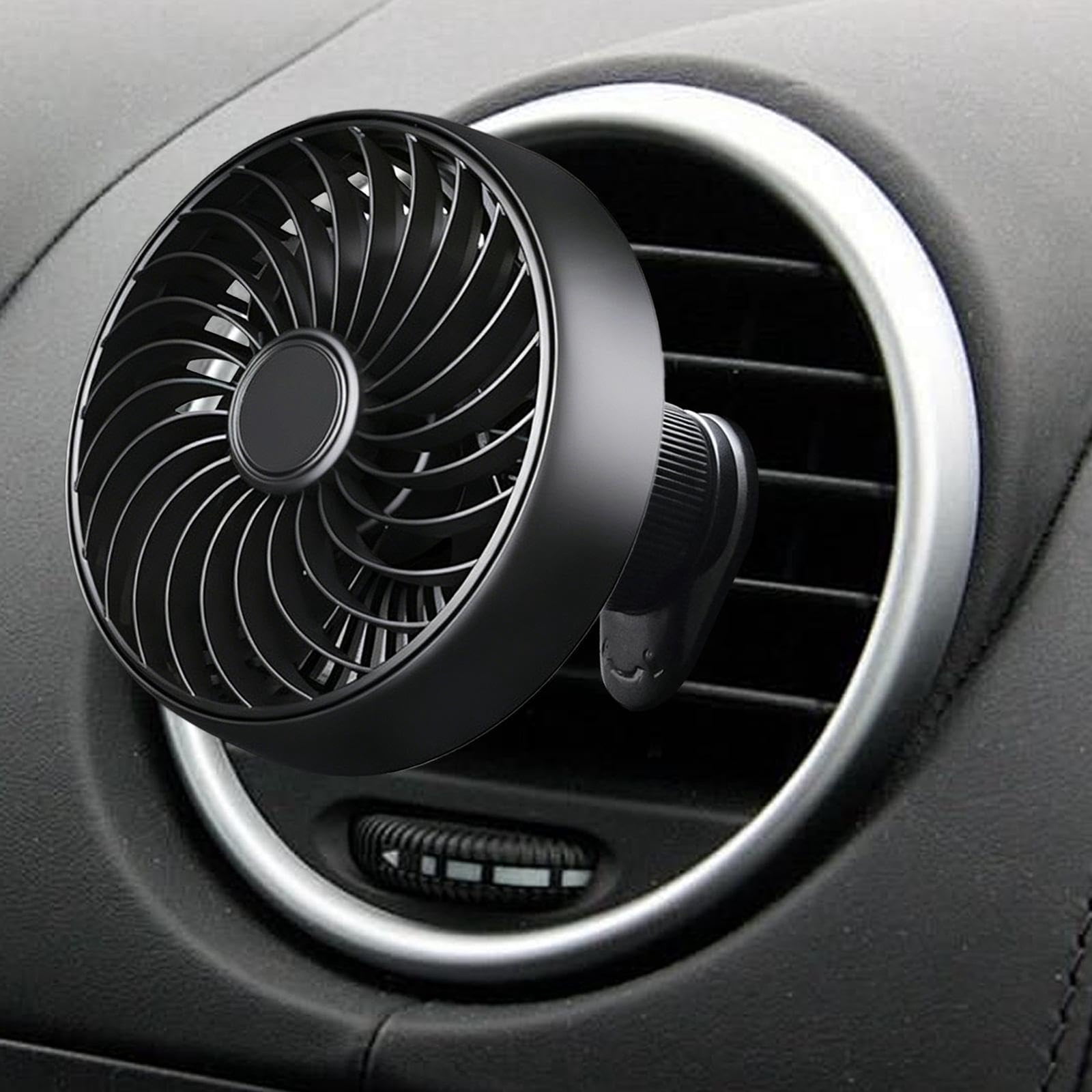 Automotive Vent Mount Cooling Fan, Clip on Fan for Car, Mini Portable ...