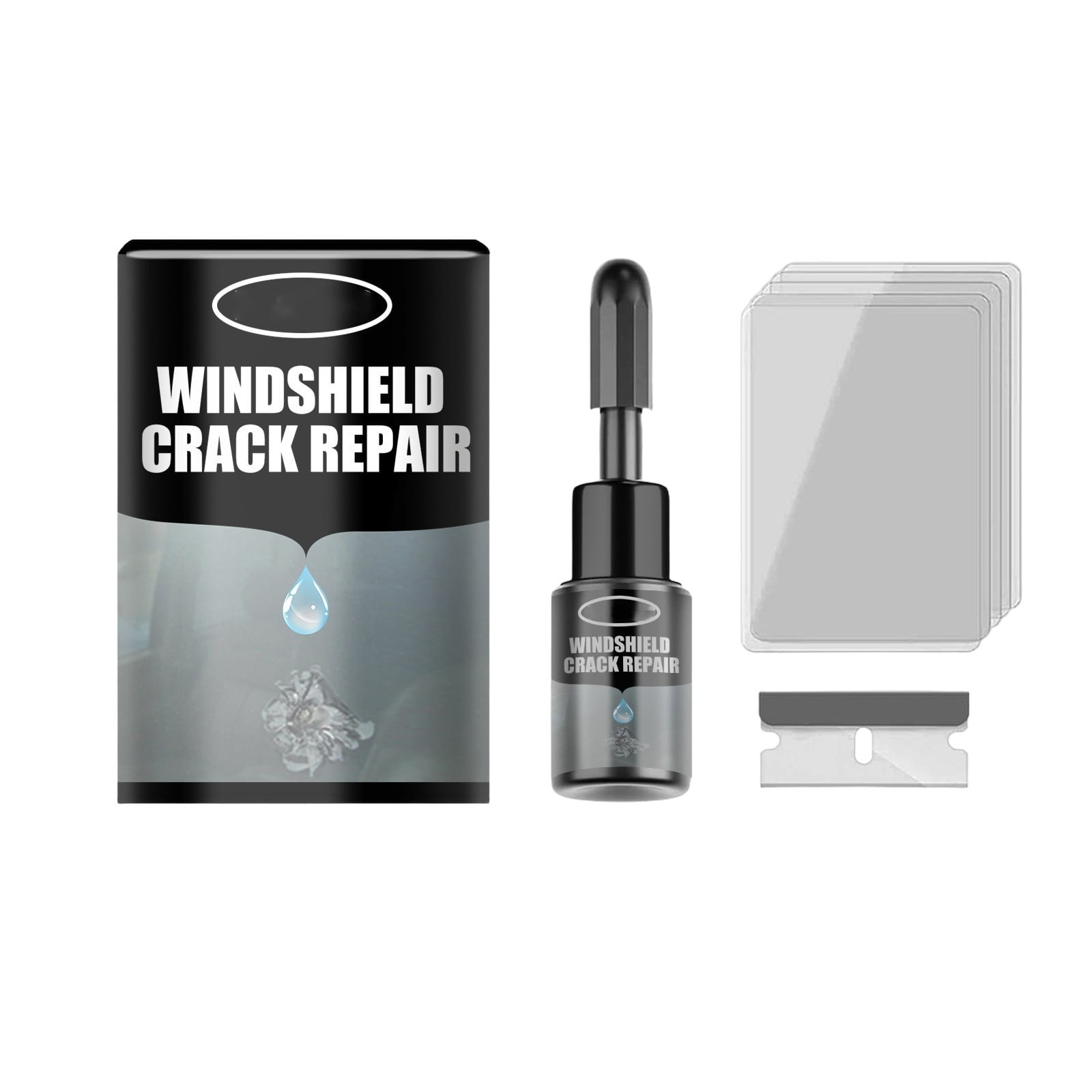 Automotive Windshield Adhesive, Cracked Glass Crack Adhesive20ml ...
