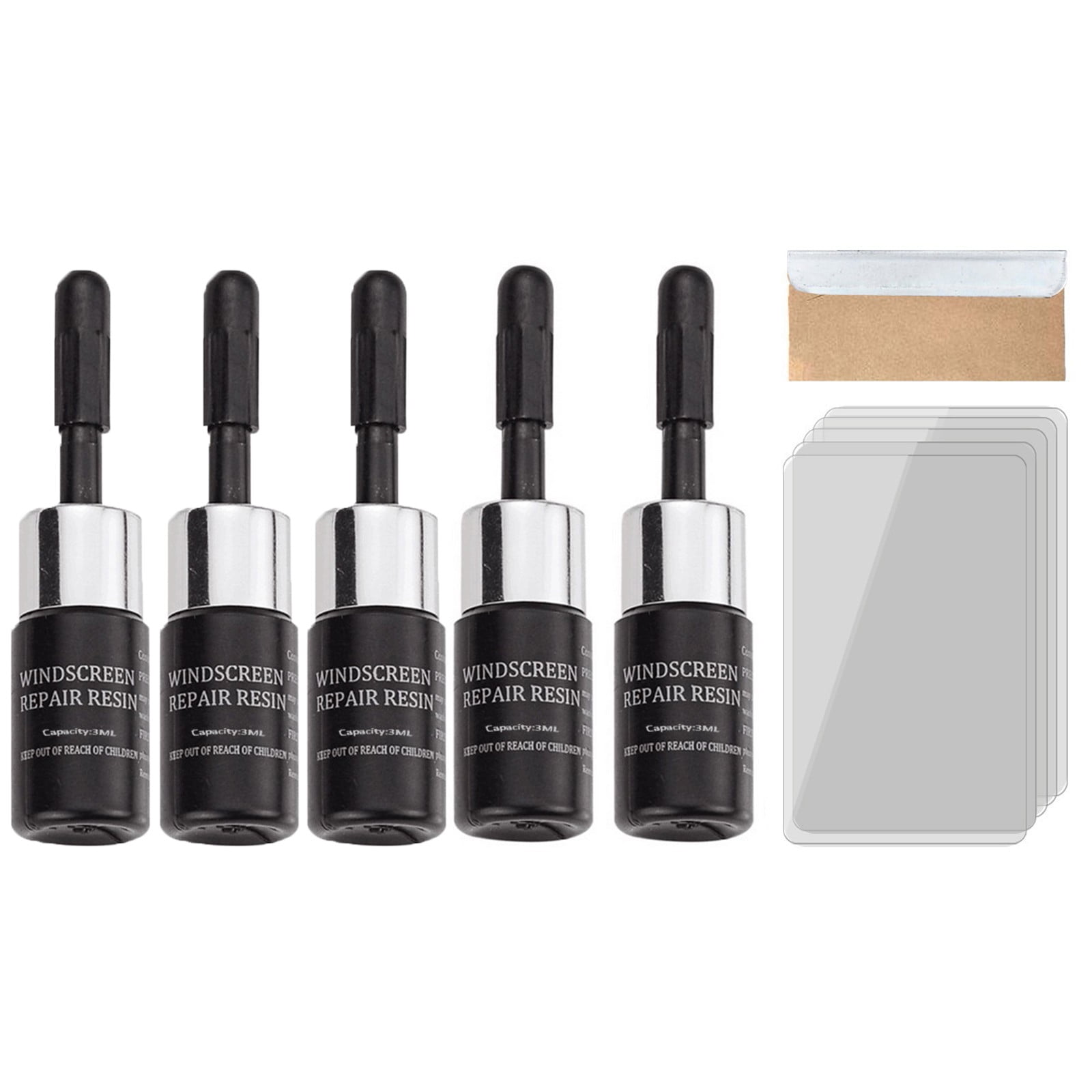 Automotive Windshield Crack Repair Kit | 24ml Resin Fluid | Car Window ...