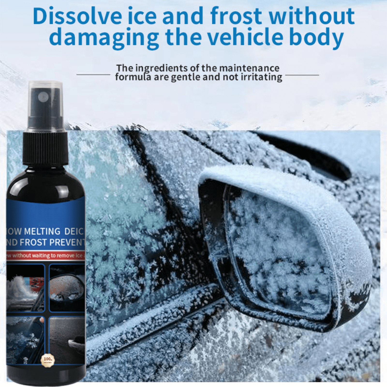 Automotive Windshield Deicer Spray Ice Snow Melting Agent,Windshield ...