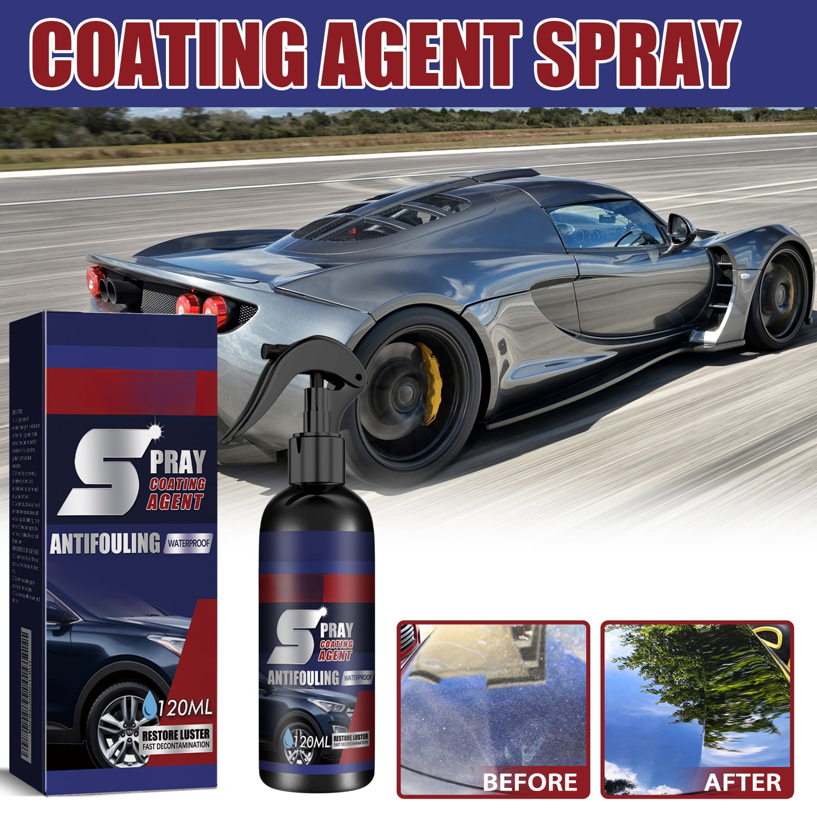 Automotive coating spray maintenance, paint surface decontamination ...