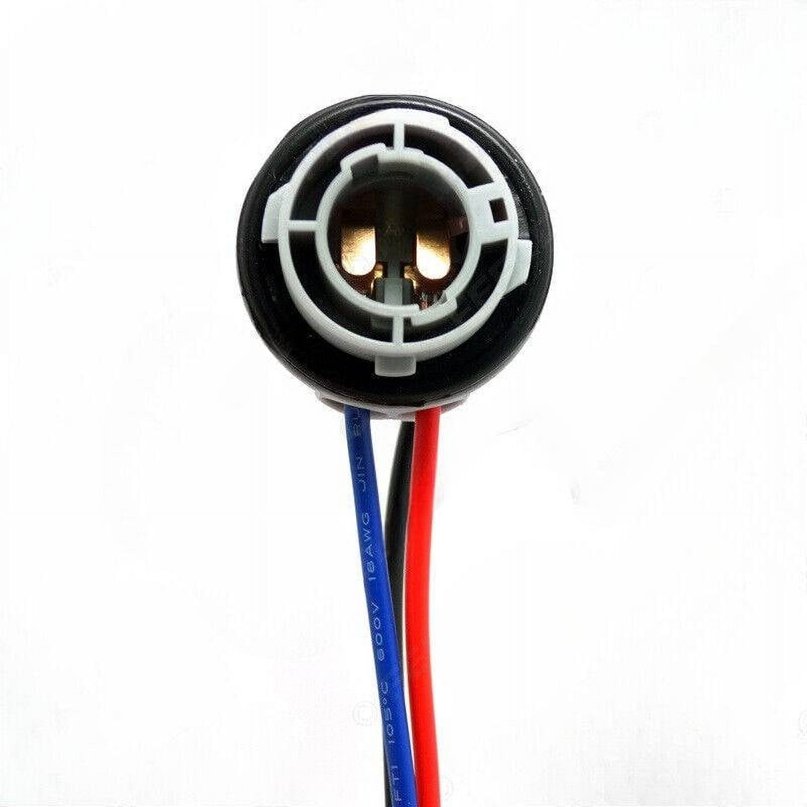 Automotive general BAY15d/1157 socket wire connector LED lamp holder ...