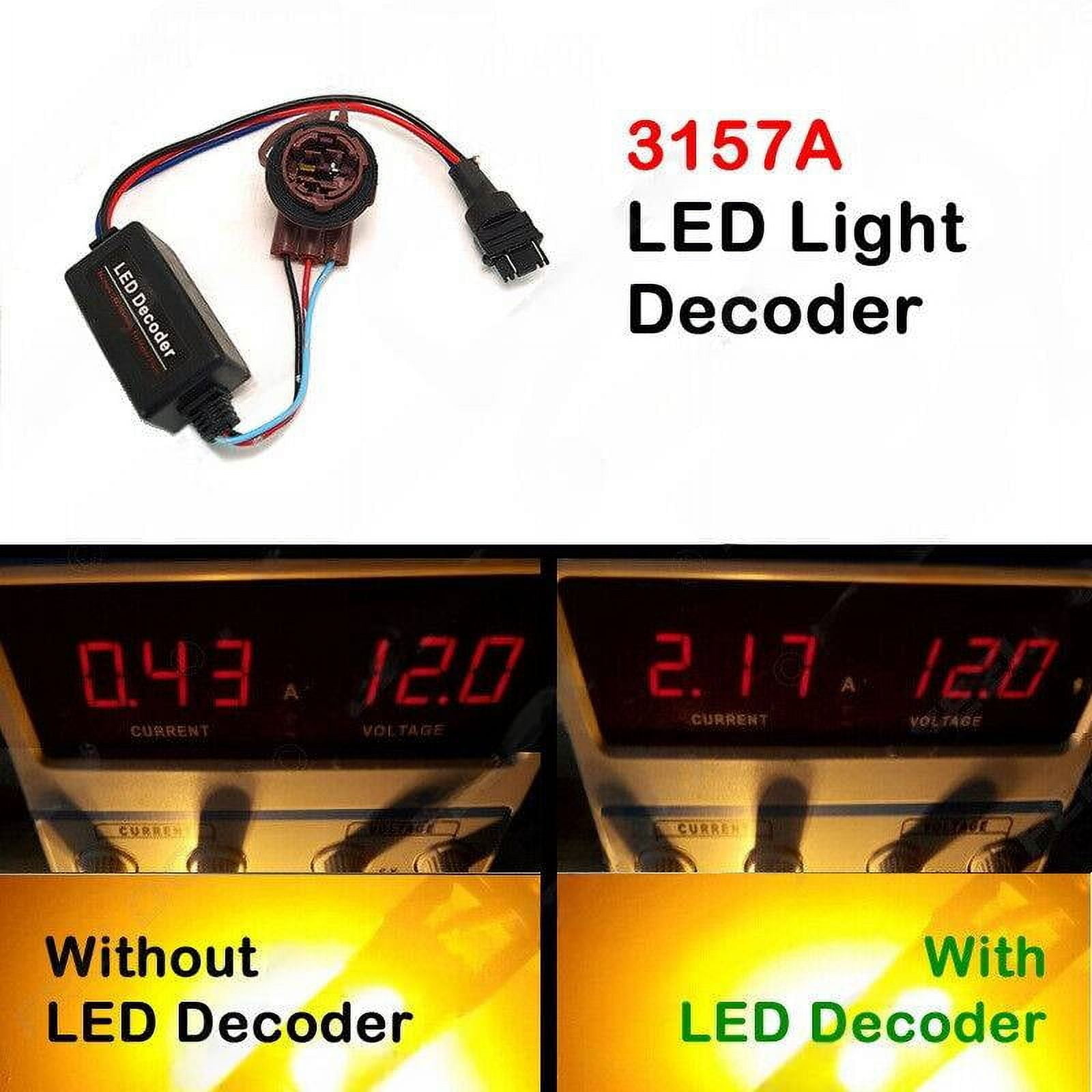 Automotive general LED brake light decoder 3157A LED decoder LED tail ...