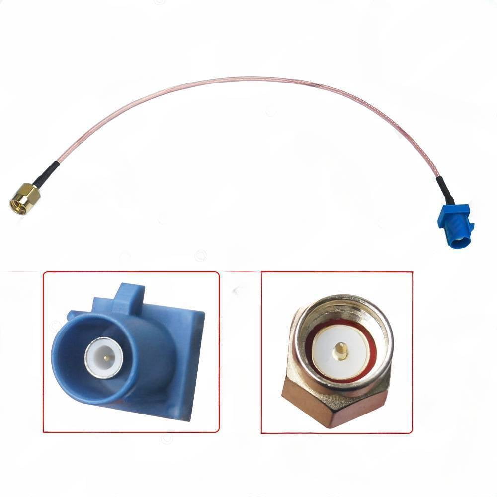 Automotive specific antenna conversion line FAKRA C male to SMA male ...