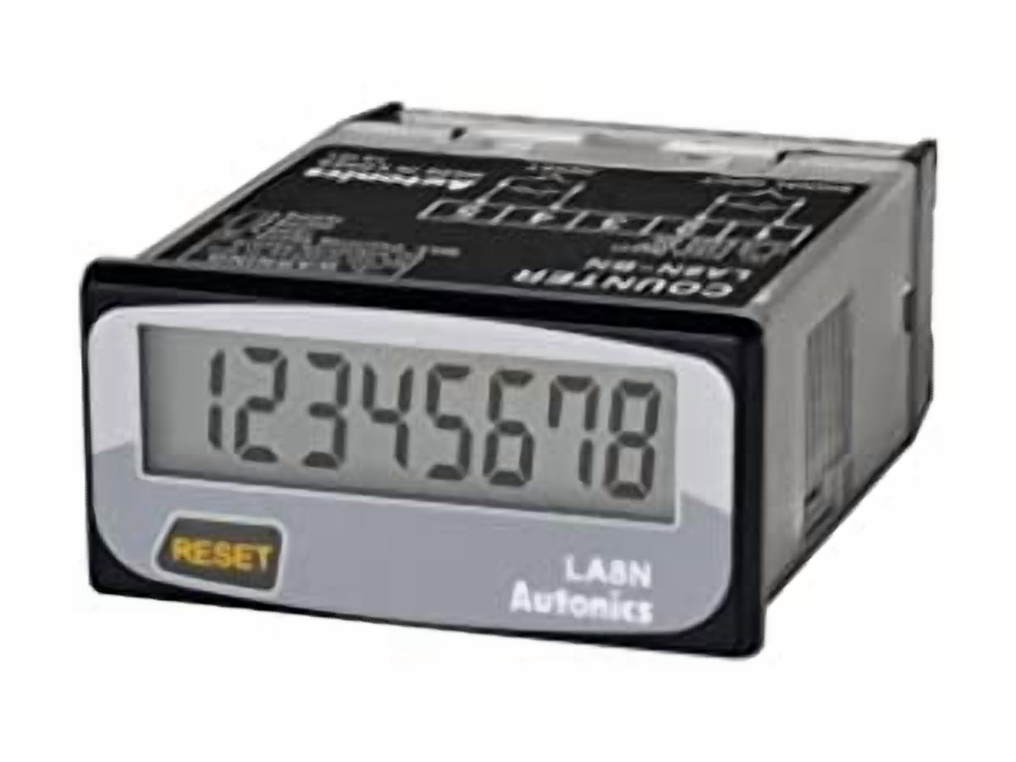 Autonics Counter, Totalizer, 1/32 DIN, 8 Digit LCD, 20 CPS, Selectable ...