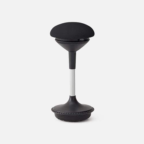 Autonomous ErgoStool Ergonomic Stool Adjustable Wobble Chair All Black ...
