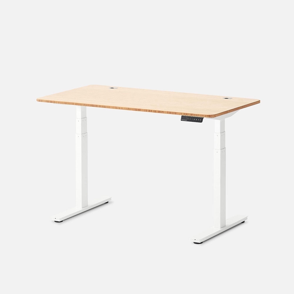 Autonomous Desk 2 Electric Standing Autonomous Desk 53x29 White ...