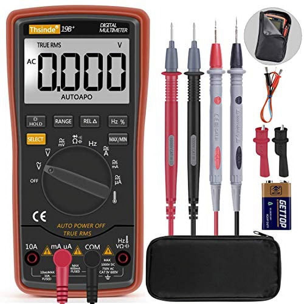 Autoranging Multimeter Test for Temperature AC/DC Voltage, Current ...