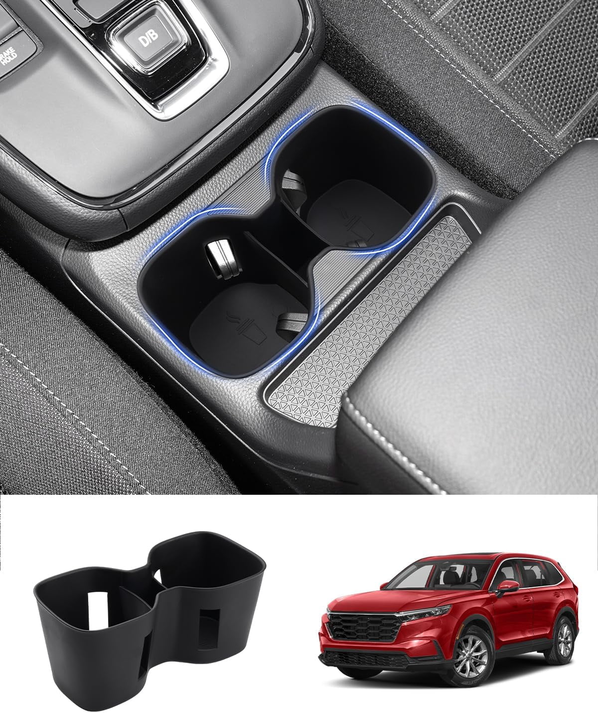 Autorder Center Console Cup Holder Inserts for 2023 2024 2025 Honda CR ...