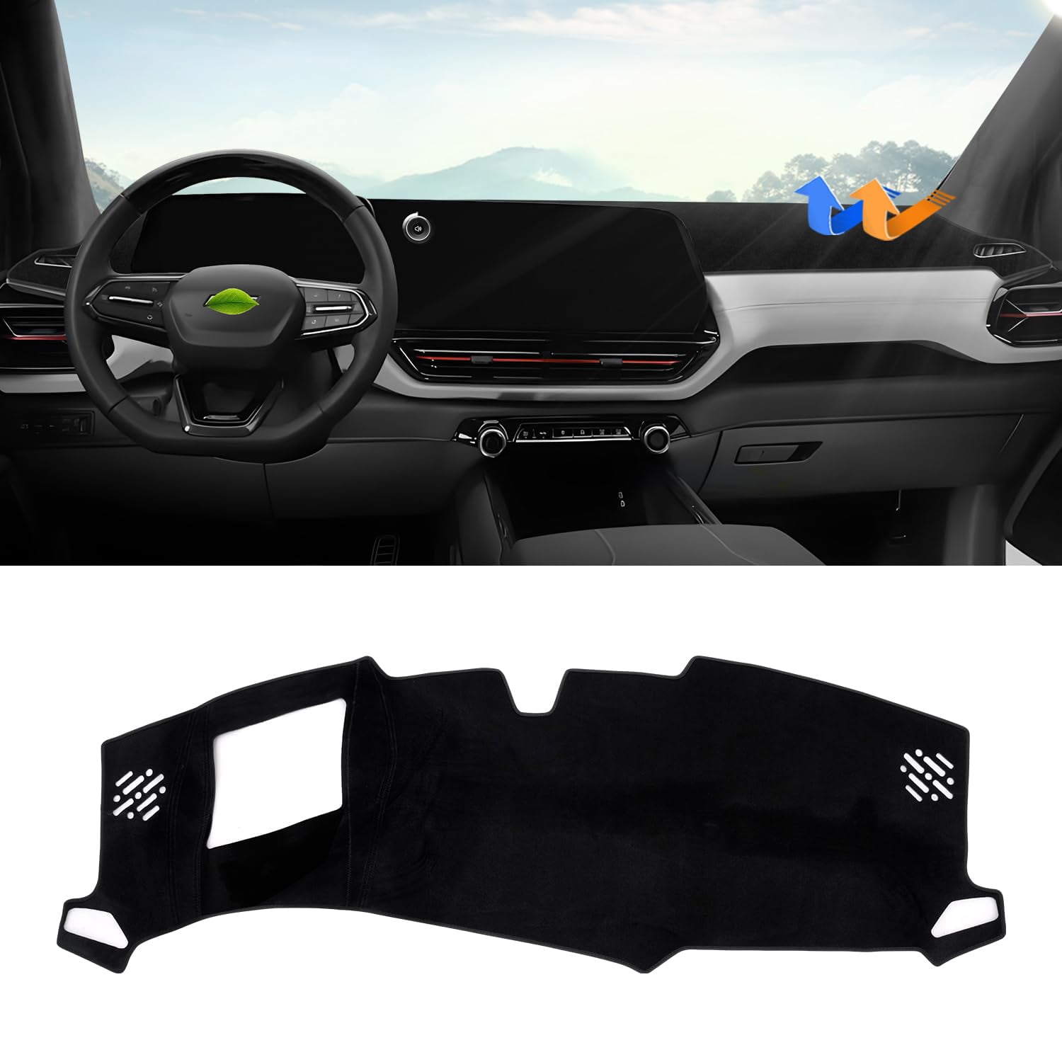 Autorder Dashboard Cover Mat for 2024 2025 Chevrolet Silverado EV ...