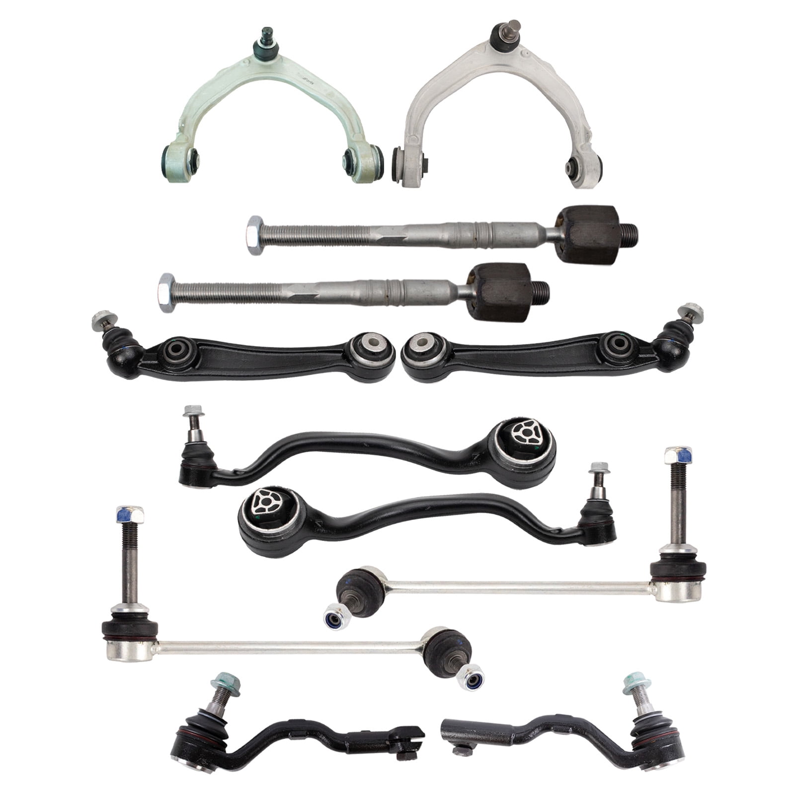 Autos Part Outlet™ New Control Arms Tie Rods Links 12 pc Kit Compatible with 2014-2018 BMW X5 ...