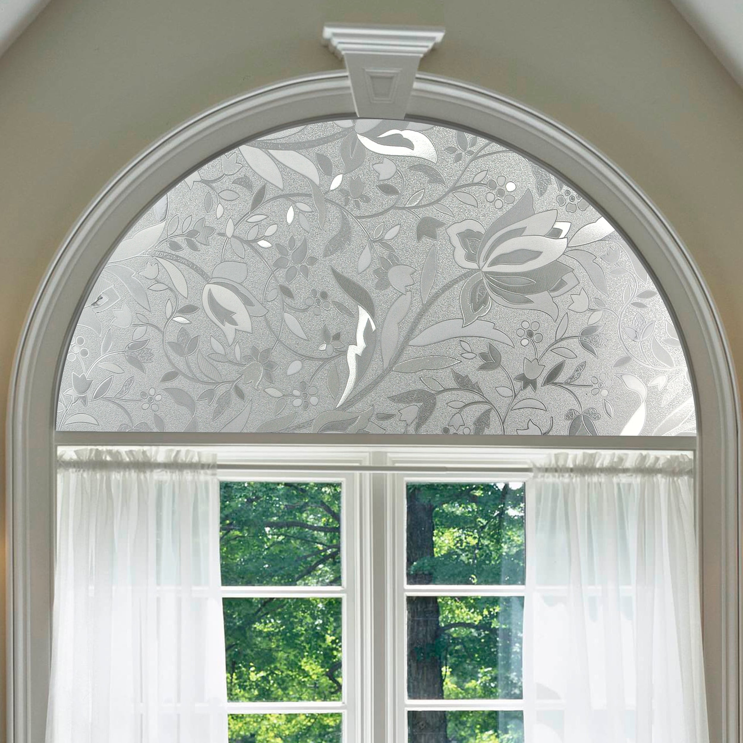 Autotech Park Floral window shade in 37 inches diameter, compatible ...